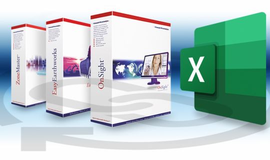 New Excel dynamic link function for OnSight™, EasyEarthworks™ and ...